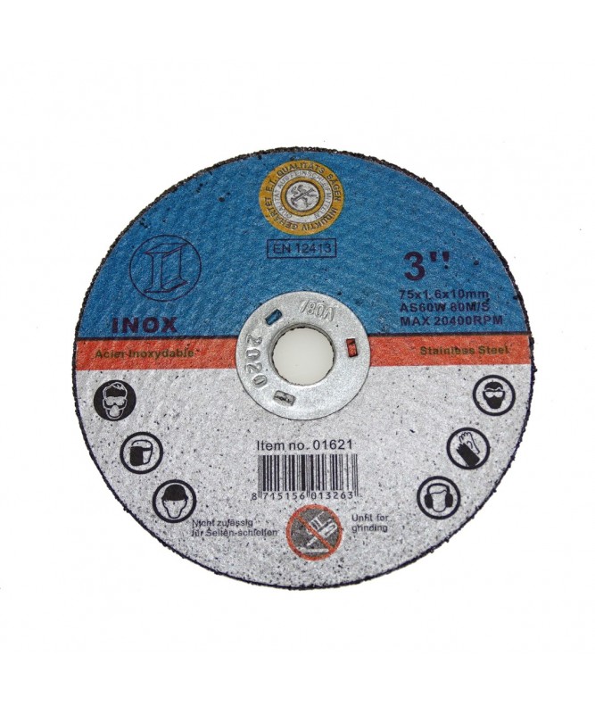 10 Disques meuleuse pneumatique 75 mm