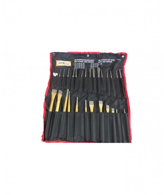28 pcs / Set de burin et chasse goupille pro 16428